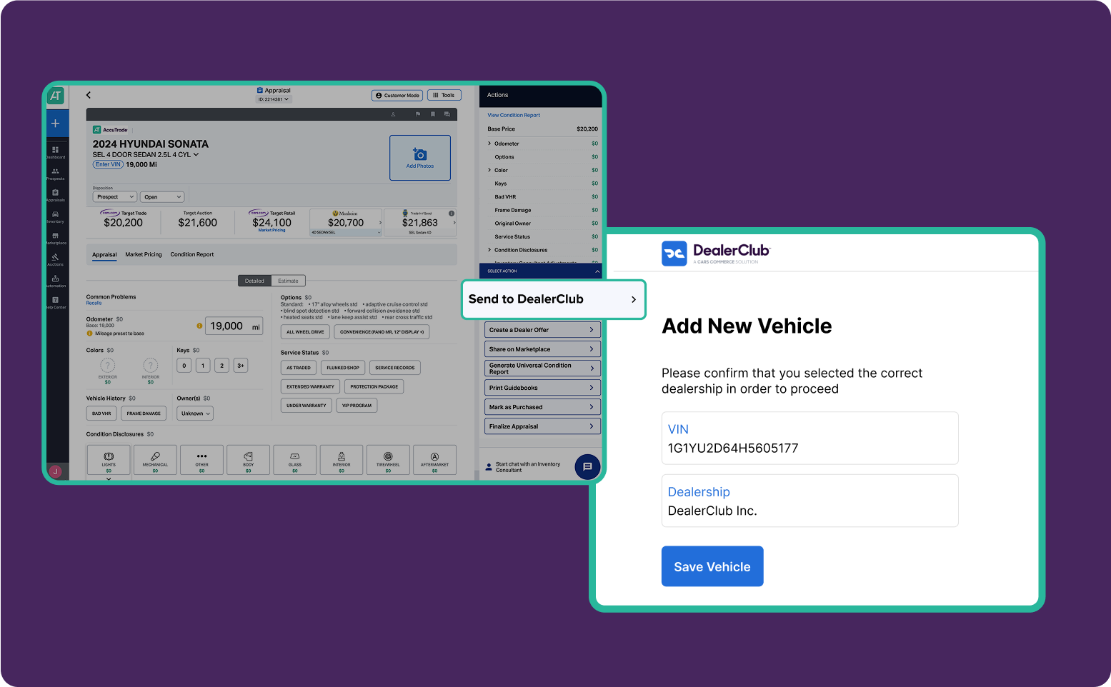 AccuTrade x DealerClub Auction Integration | Cars Commerce